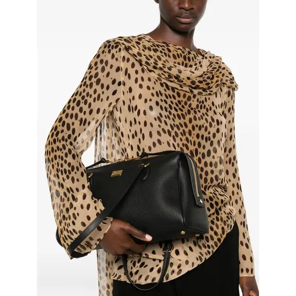 Dolce & Gabbana Leather Top Handle Bag - Black