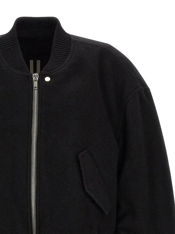 Rick Owens Secchia Flight' Bomber Jacket - Black