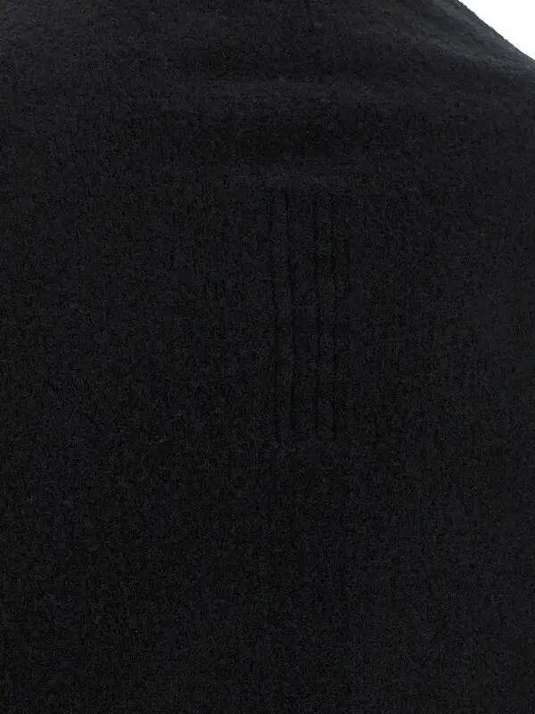 Rick Owens Cashmere Blend Crater High Neck Sweater