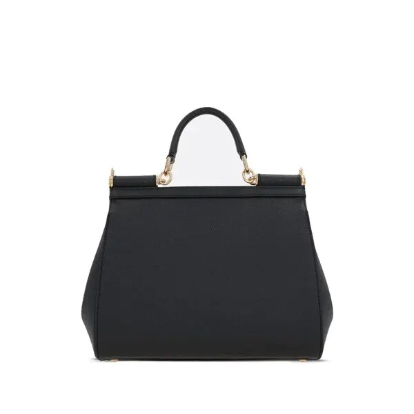 Dolce & Gabbana Tote Bag With Top Handle And Shoulder Strap - Black