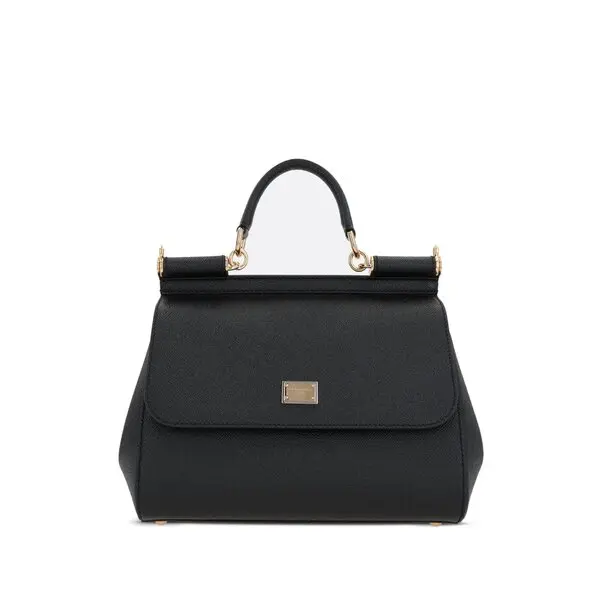Dolce & Gabbana Tote Bag With Top Handle And Shoulder Strap - Black