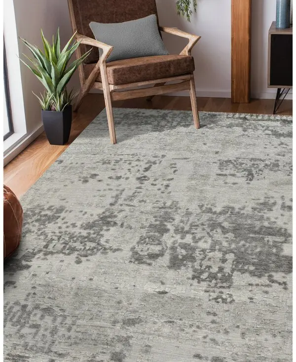 AMER RUGS Winston Abstract Area Rug,2'0x3'0 - Gray
