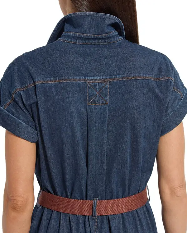 Lyssé Zelda Midi Belted Denim Dress