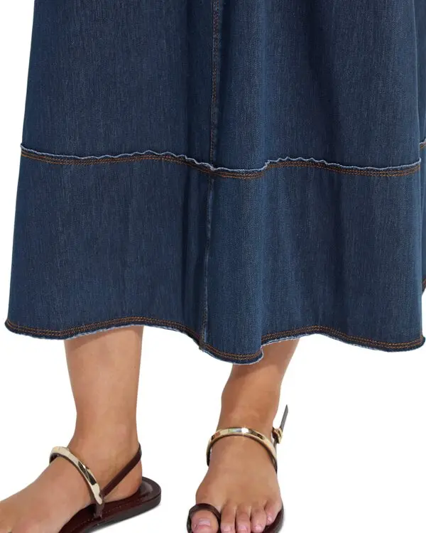 Lyssé Zelda Midi Belted Denim Dress