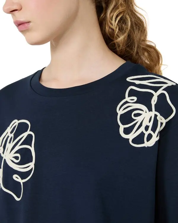 Max Mara Wkdsala Embroidered Tee
