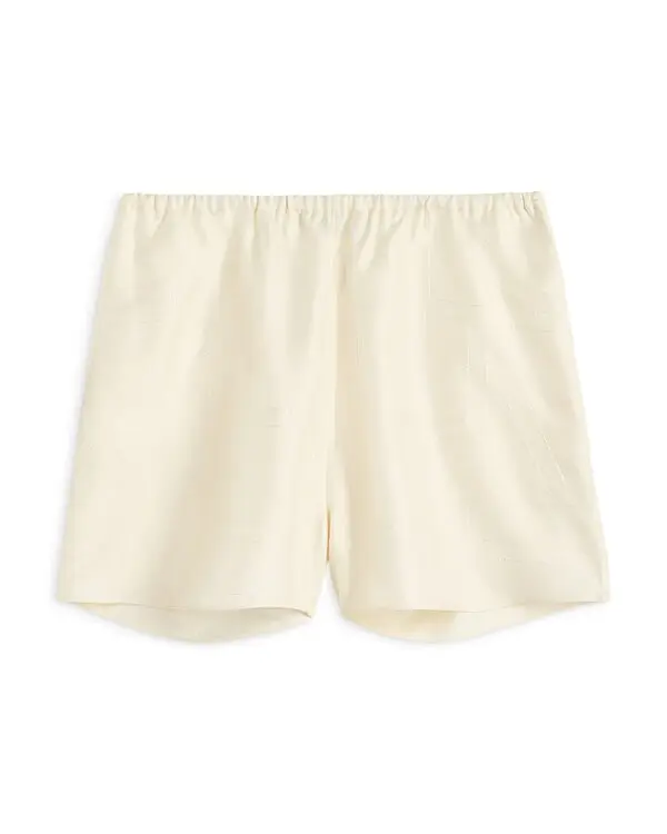 TOTEME Monogram Silk Pajama Shorts