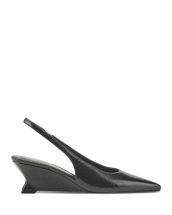MARC FISHER LTD. Slingback Wedge Pumps - Black