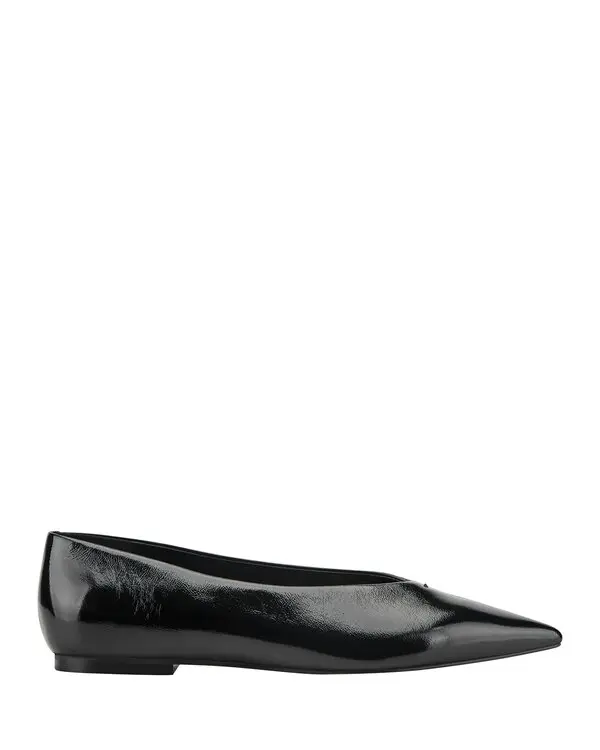 MARC FISHER LTD. Casee Pointed Toe Flat - Black