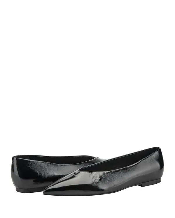 MARC FISHER LTD. Casee Pointed Toe Flat - Black