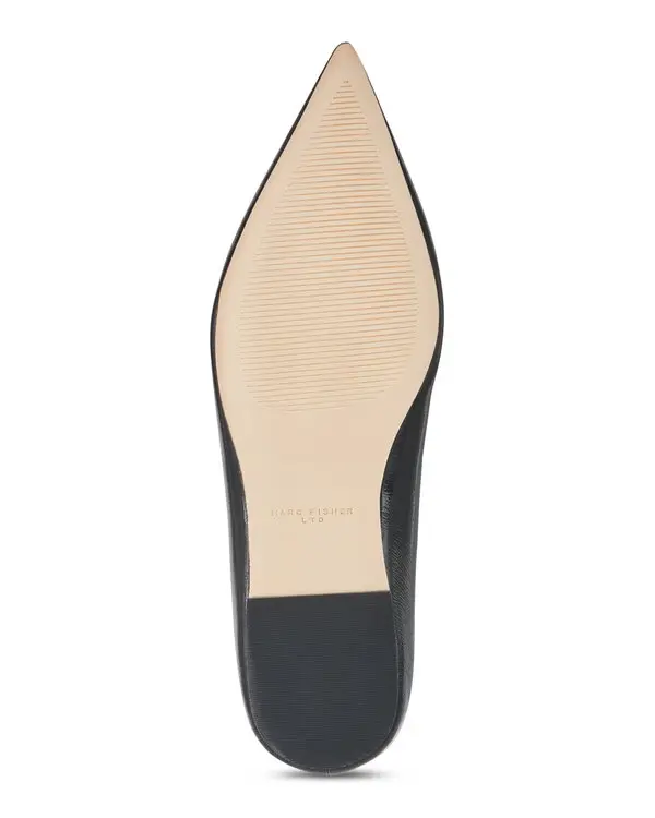 MARC FISHER LTD. Casee Pointed Toe Flat - Black