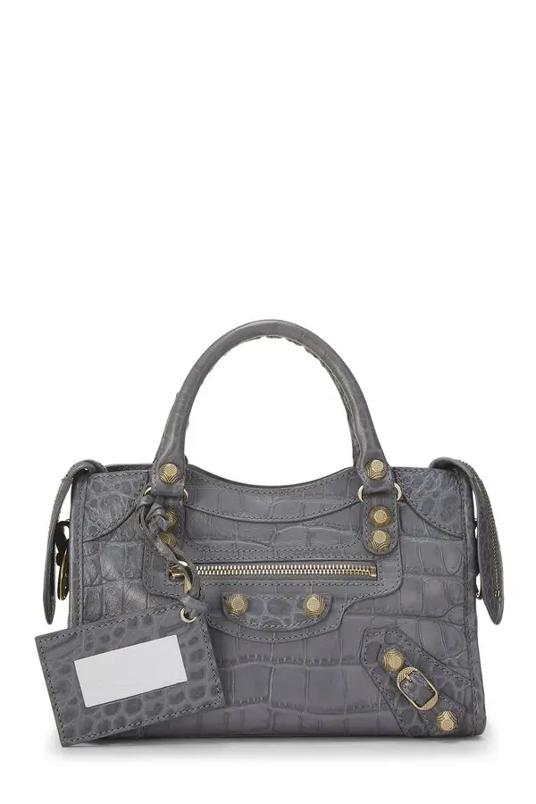 Balenciaga Embossed Leather Classic City