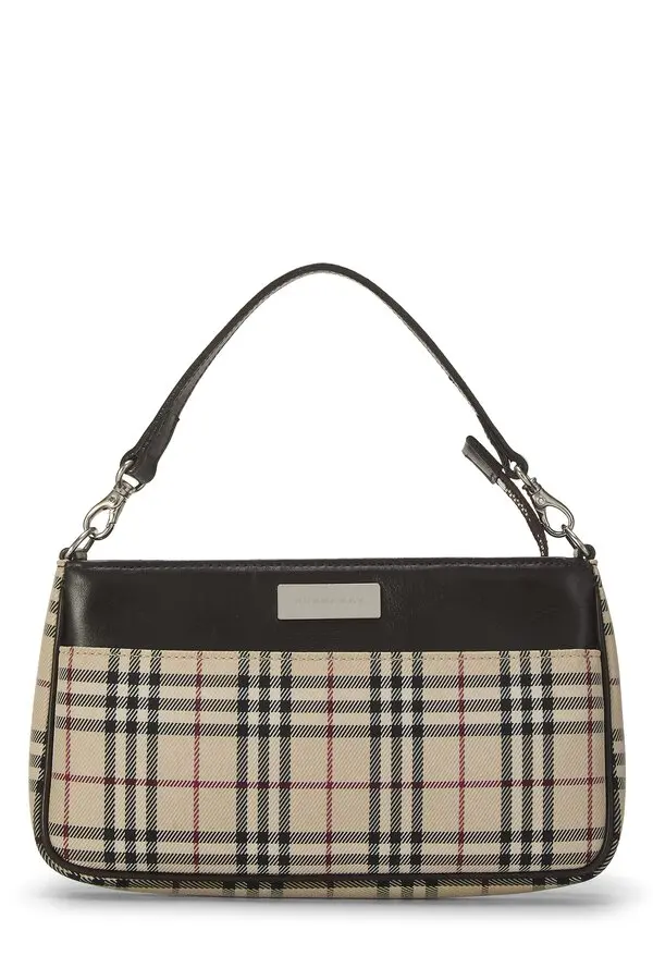 Burberry House Check Jacquard Bag - Beige