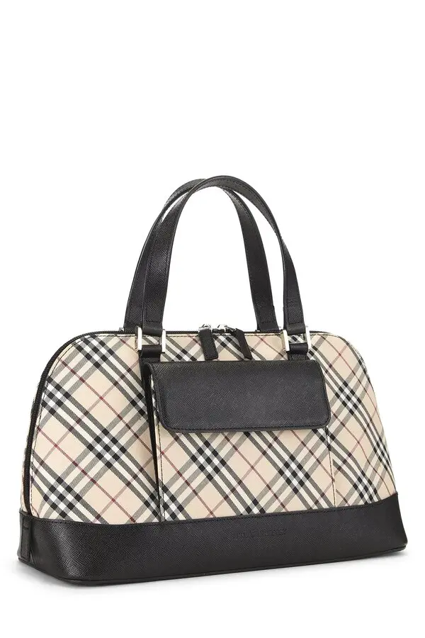 Burberry Check Bowler Handbag