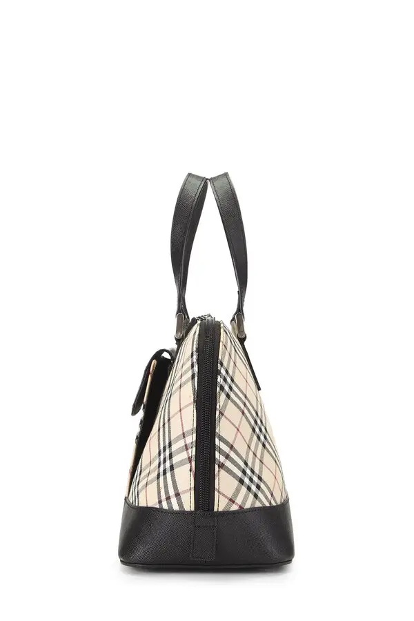 Burberry Check Bowler Handbag