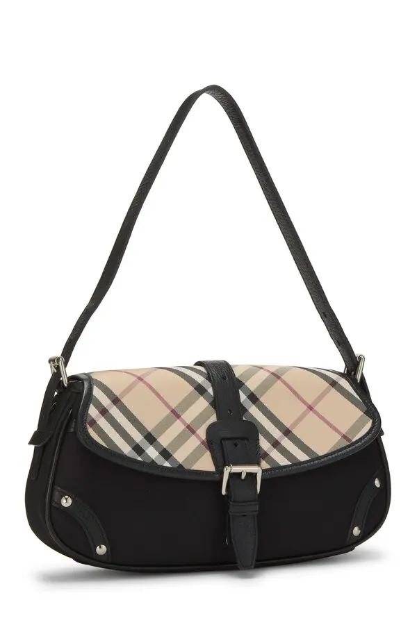 Burberry Check Buckle Shoulder Bag