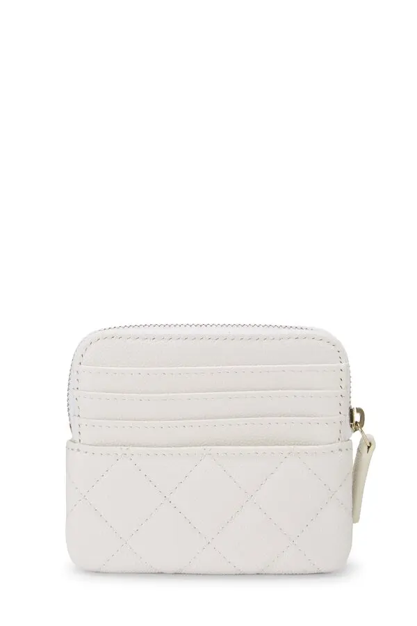 Chanel Caviar 'cc' Zip Card Holder