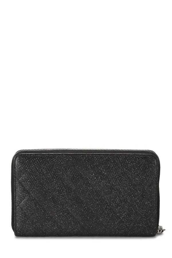 Chanel Quilted Caviar Zip Around Organizer Wallet