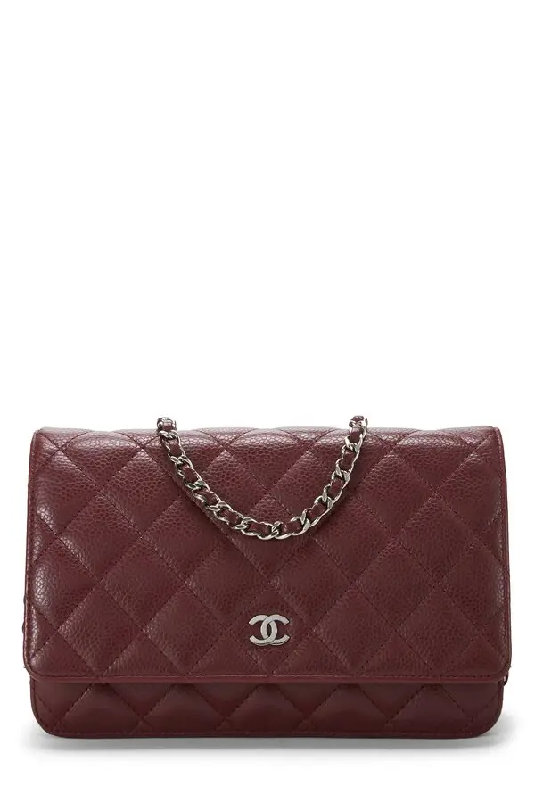 Chanel Quilted Caviar Classic Wallet On Chain