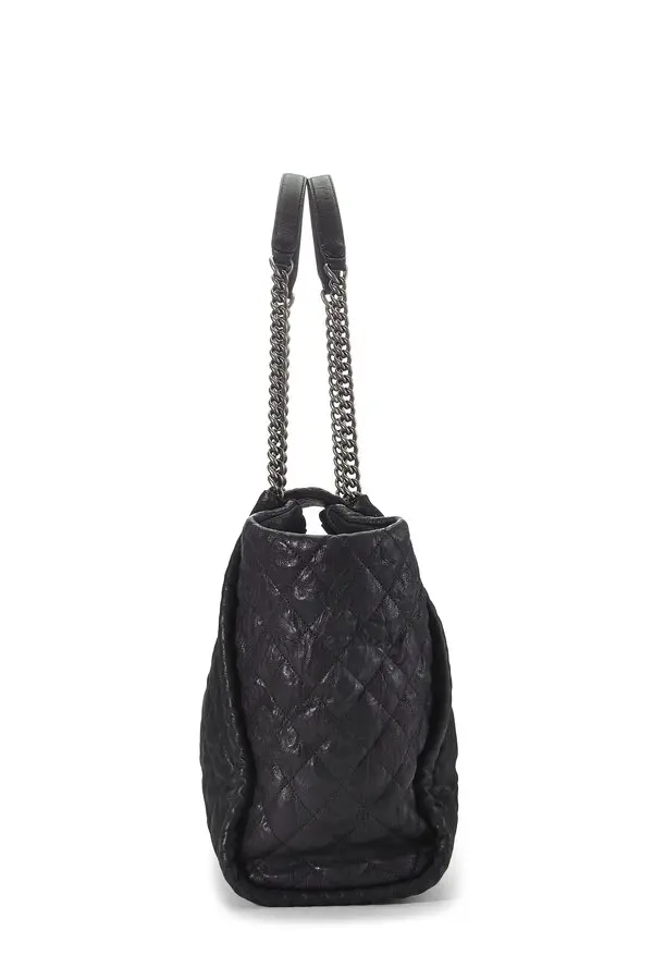 Chanel Calfskin Studded 'cc' Flap Tote