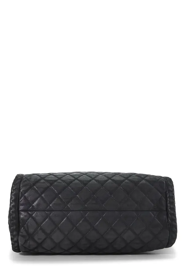Chanel Calfskin Studded 'cc' Flap Tote