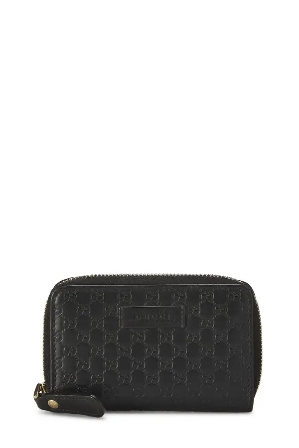 Gucci Microssima Zip Around Card Case