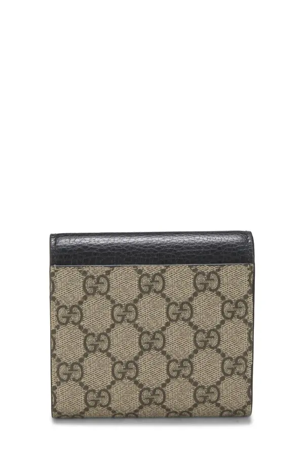 Gucci Gg Supreme Canvas Marmont Compact Wallet