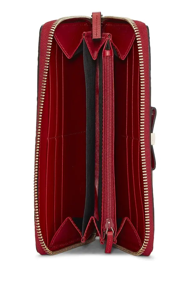 Gucci Ssima Bow Zip Around Wallet