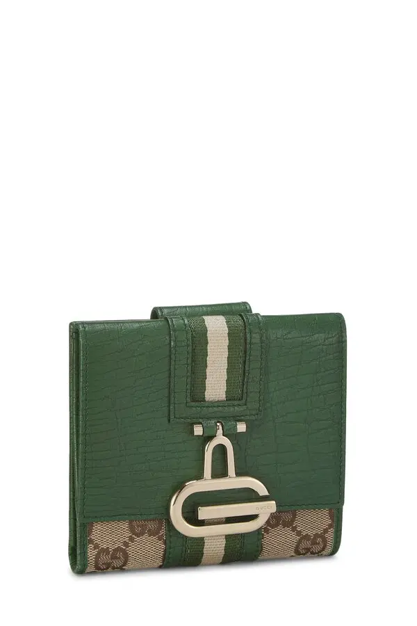 Gucci Original Gg Canvas Web Wallet