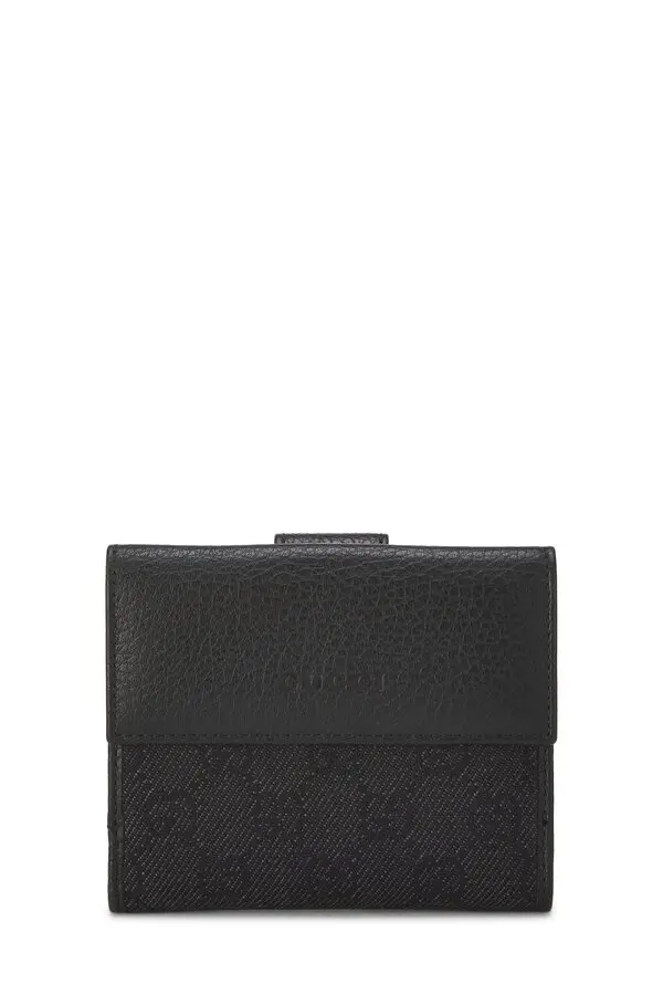 Gucci Gg Denim Compact Wallet