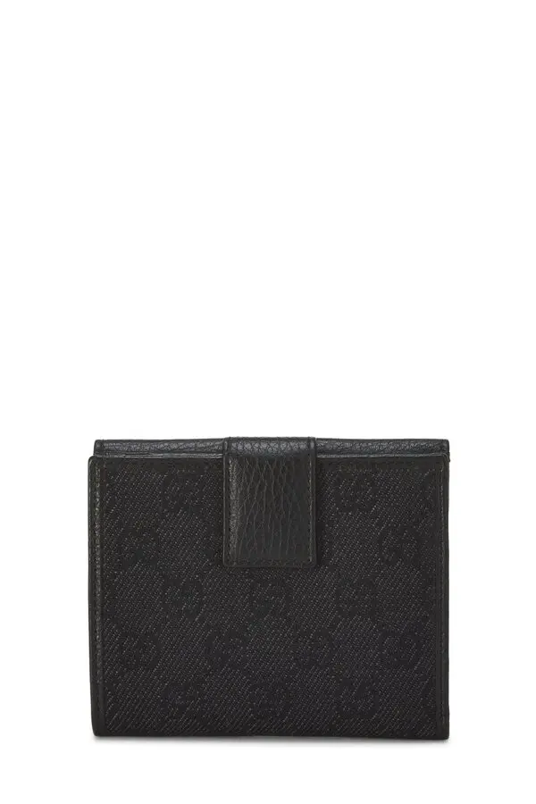Gucci Gg Denim Compact Wallet