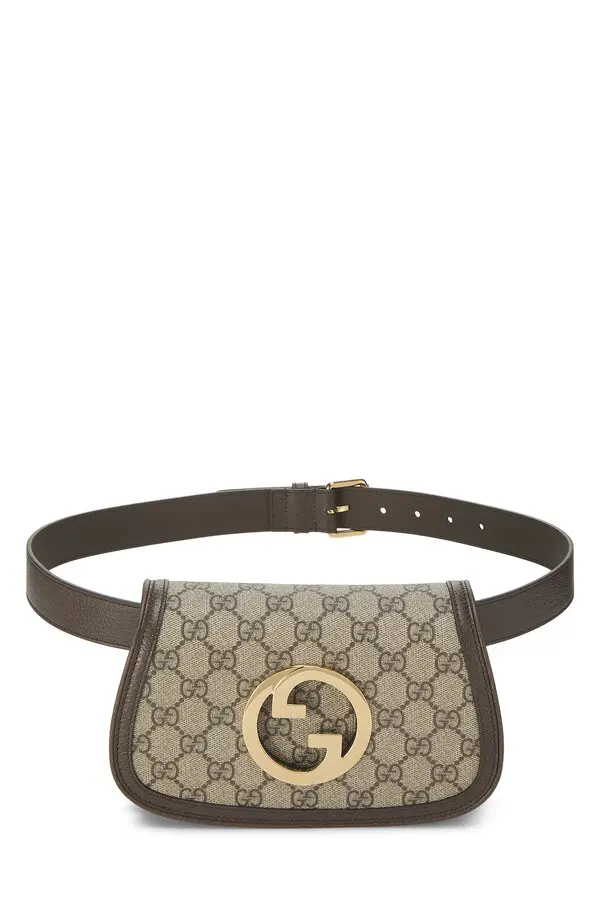 Gucci Gg Supreme Blondie Belt Bag 85/34 - Brown