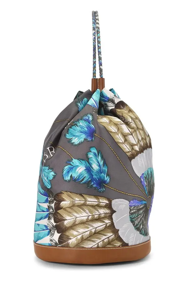Hermès Soie-cool 22 Drawstring Backpack - Multi