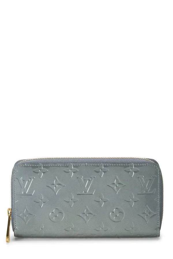 LOUIS VUITTON Vert Bronze Monogram Vernis Zippy Continental Wallet