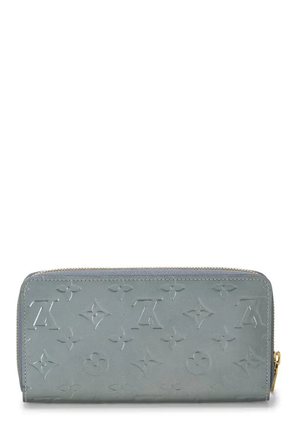 LOUIS VUITTON Vert Bronze Monogram Vernis Zippy Continental Wallet