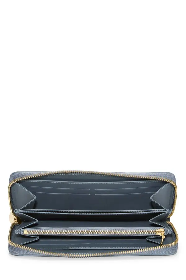 LOUIS VUITTON Vert Bronze Monogram Vernis Zippy Continental Wallet
