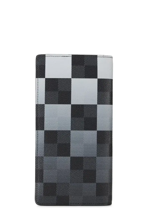 LOUIS VUITTON Damier Graphite Pixel Brazza Continental Wallet
