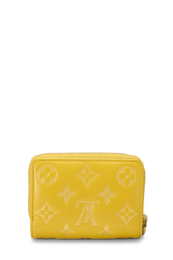 LOUIS VUITTON Monogram Debossed Lou Wallet