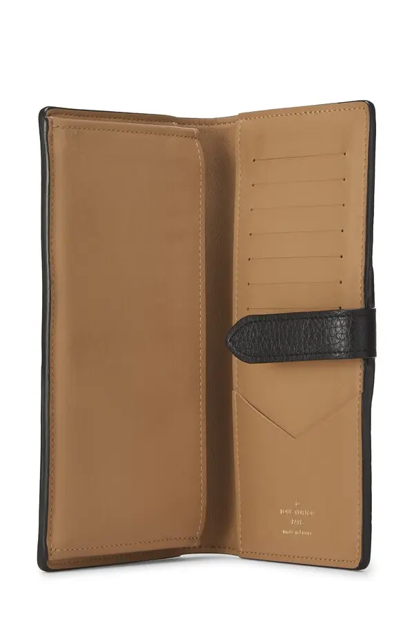 LOUIS VUITTON Taurillon Zippy Vertical Capucines Wallet