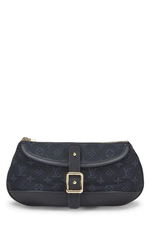 LOUIS VUITTON Mini Lin Canvas Anne-sophie - Navy