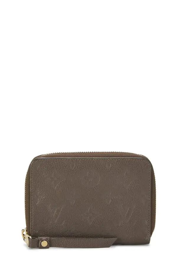 LOUIS VUITTON Monogram Empreinte Secret Wallet - Brown