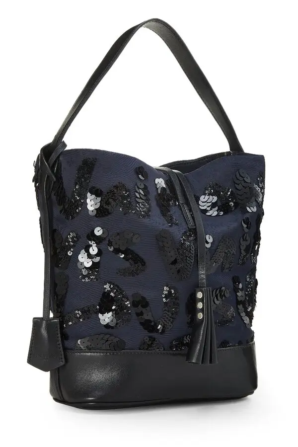 LOUIS VUITTON Satin Spotlight Bucket Bag