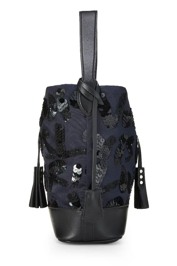 LOUIS VUITTON Satin Spotlight Bucket Bag