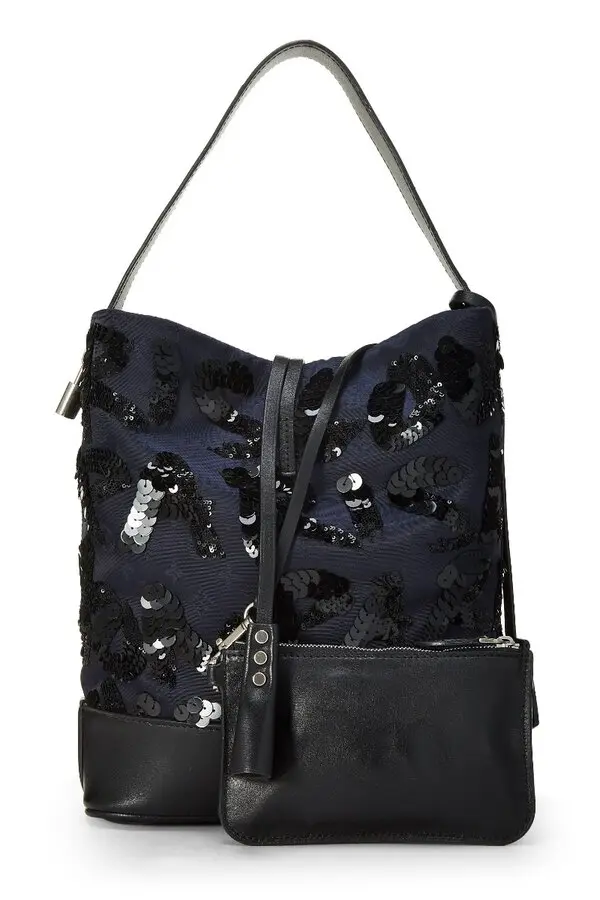 LOUIS VUITTON Satin Spotlight Bucket Bag