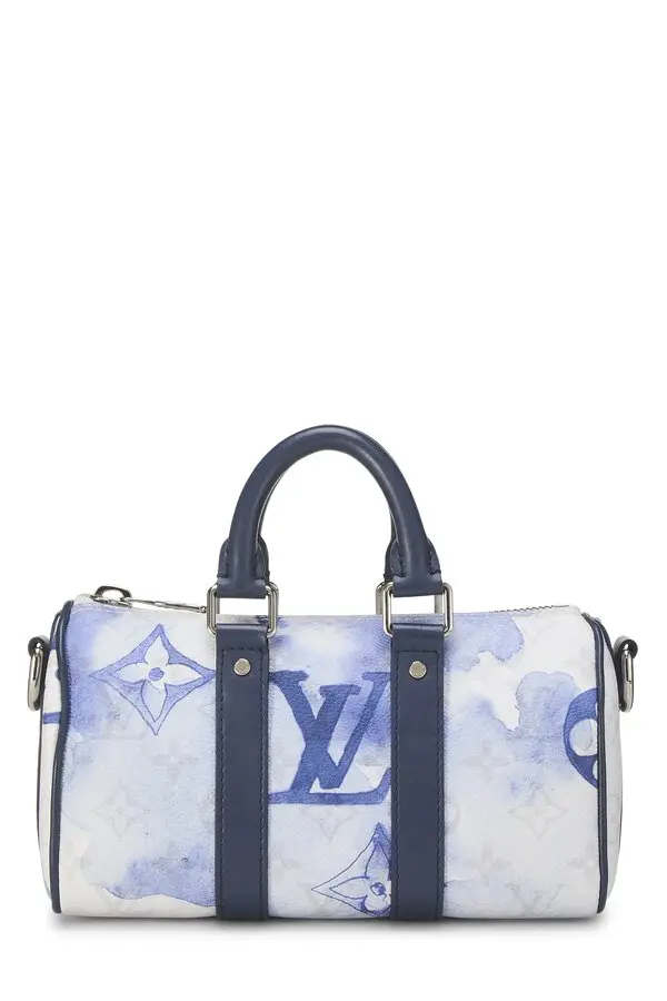 LOUIS VUITTON Watercolor Monogram Keepall - Blue