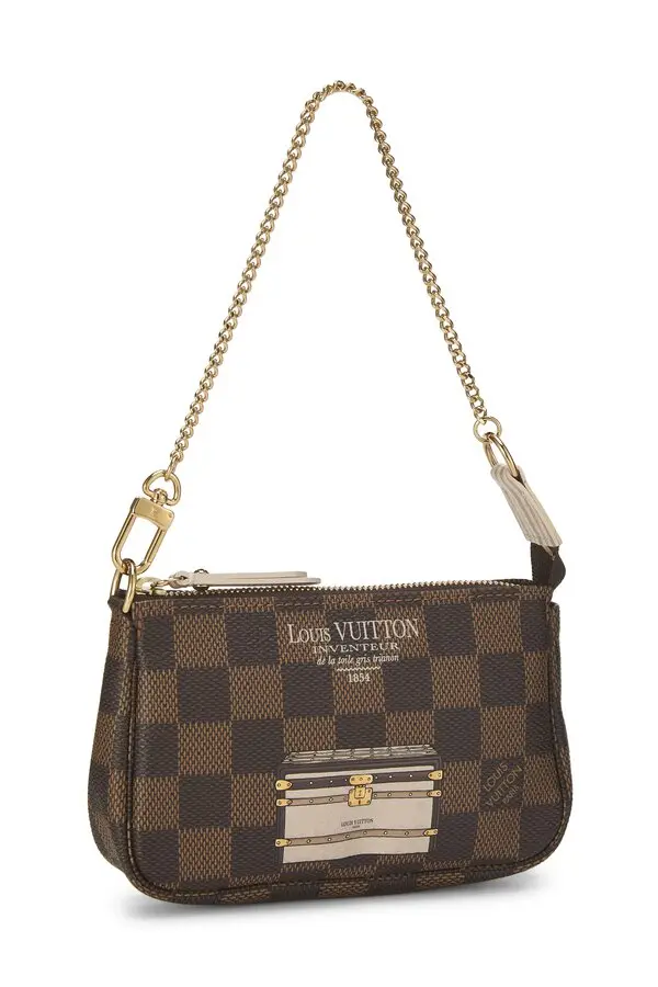 LOUIS VUITTON Damier Ebene Pochette Trunk