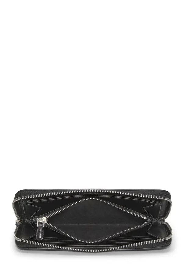 Prada Printed Calfskin Zip-around Wallet