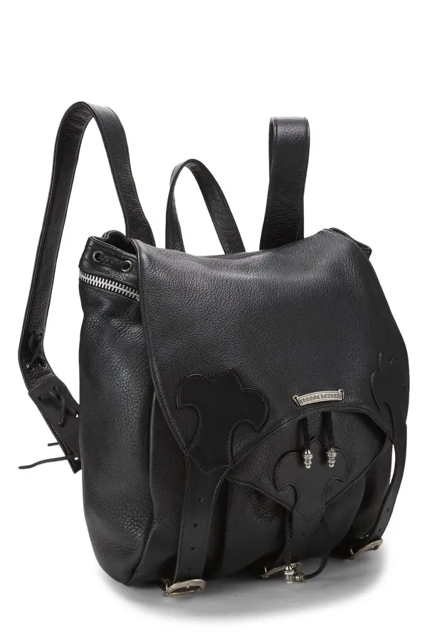 Chrome Hearts Fleur Gunslinger Backpack With Sterling Silver Hardware