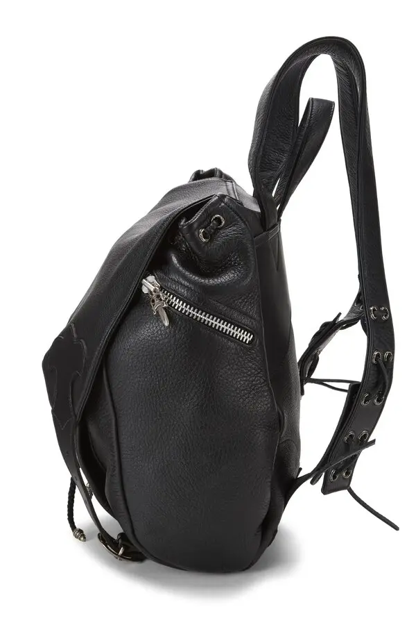 Chrome Hearts Fleur Gunslinger Backpack With Sterling Silver Hardware