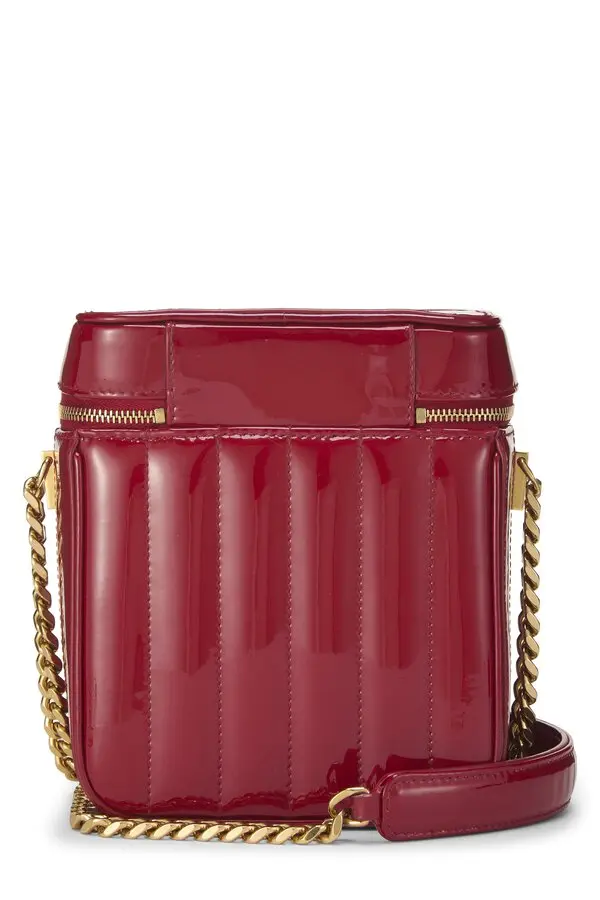 Saint Laurent Quilted Patent Vicky Vanity