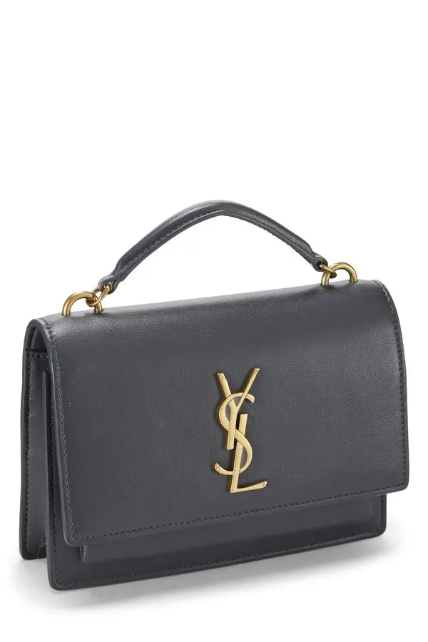 Saint Laurent Calfskin Sunset Wallet On Chain